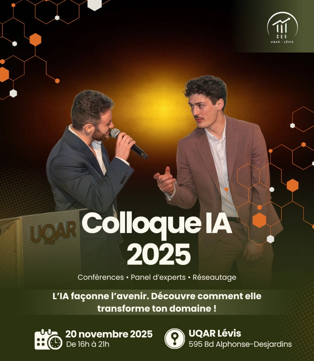 Colloque IA 2025 - jeudi 20 novembre 2025 à 21:00 | Comité entrepreneur étudiant