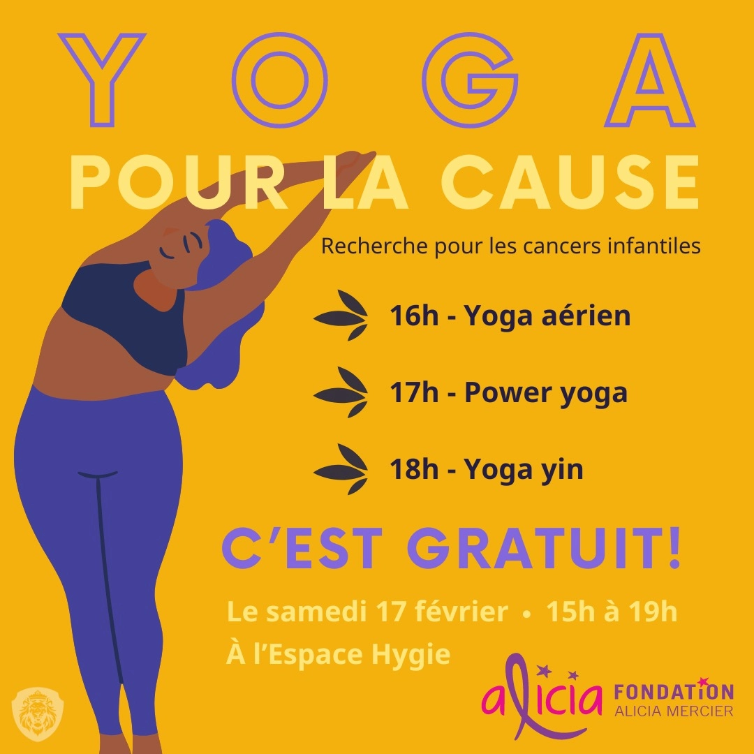 Yoga pour la cause - samedi 17 février 2024 à 21:00 | Comité Compétitions