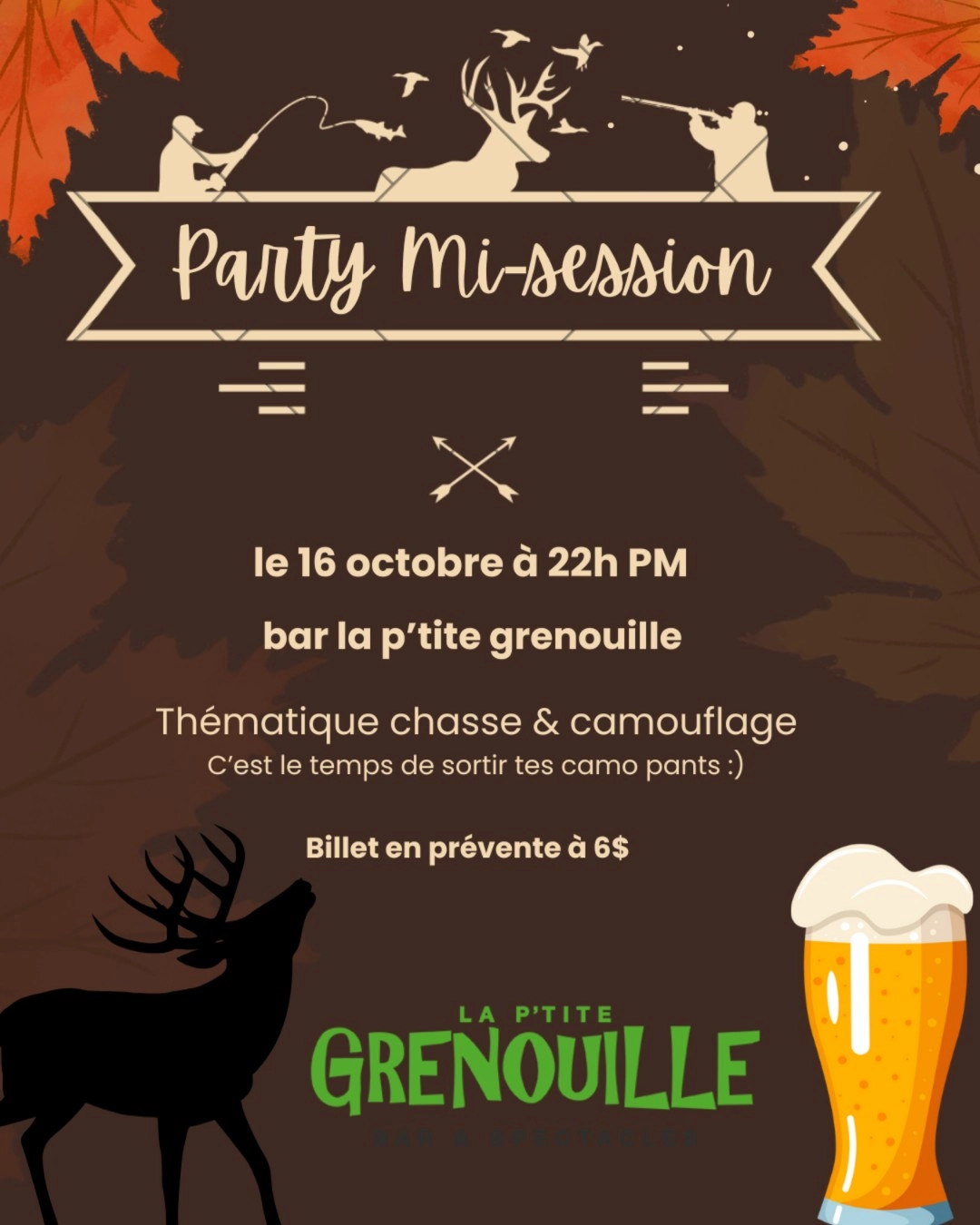 PARTY MI-SESSION - vendredi 17 octobre 2025 à 02:00 | Comité bal promo ...