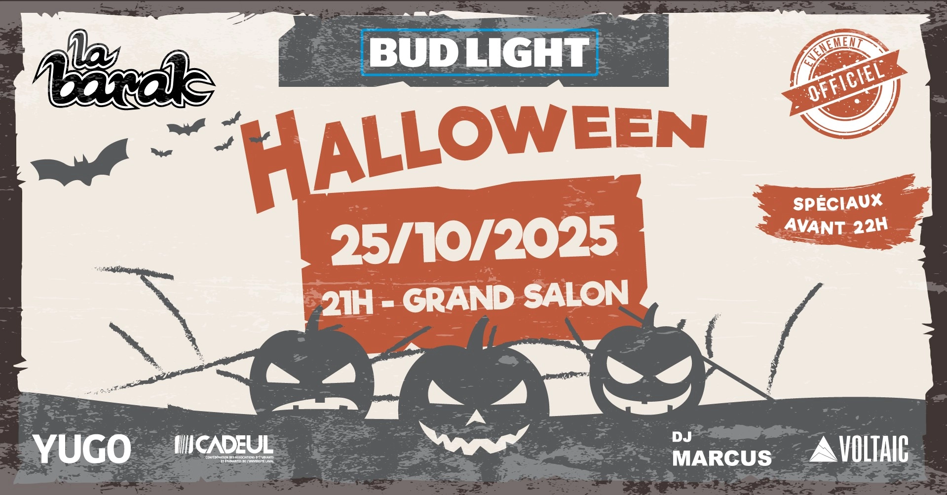 La Barak: Halloween - dimanche 26 octobre 2025 à 01:00 | La Barak
