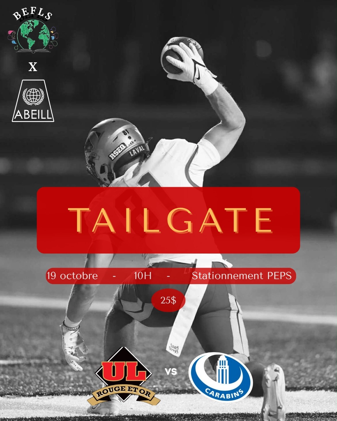 Tailgate ABEILL X ABEFLS 2025 - dimanche 19 octobre 2025 à 14:00 ...