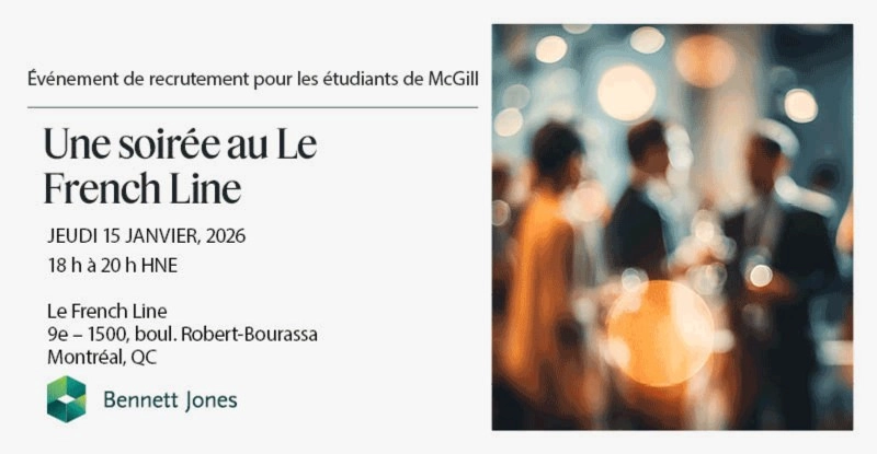 Bennett Jones: An Evening at Le French Line / Une soirée au Le French ...